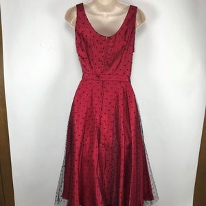 Stop Staring | Dresses | Stop Staring Red Satin Overlay Dress Nwt ...